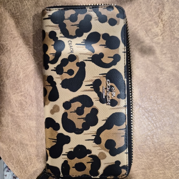 Coach | Accessories | Coach Leopard Print Wallet | Poshmark